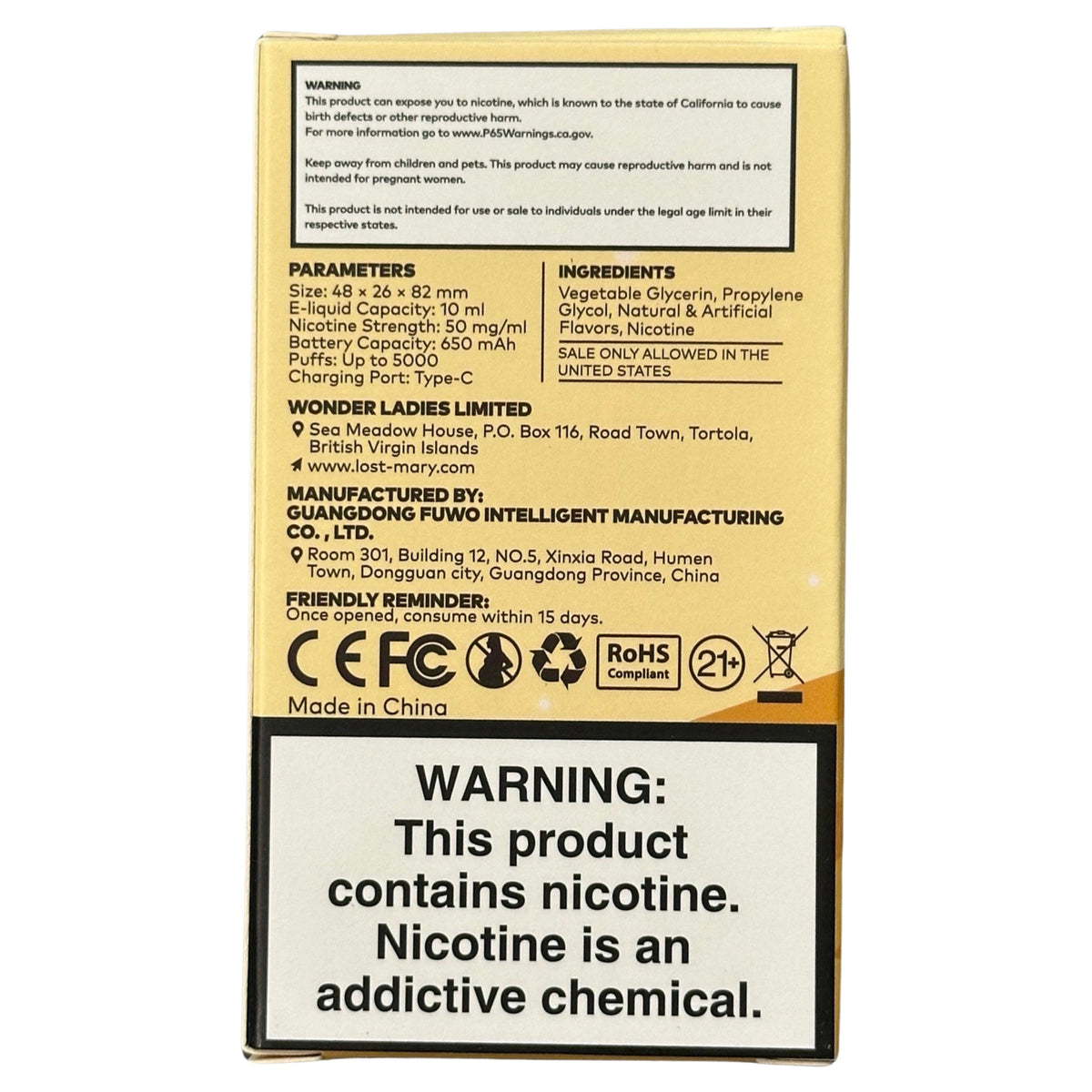 Banana Raspberry Ice - Lost Mary OS5000 | Buy now