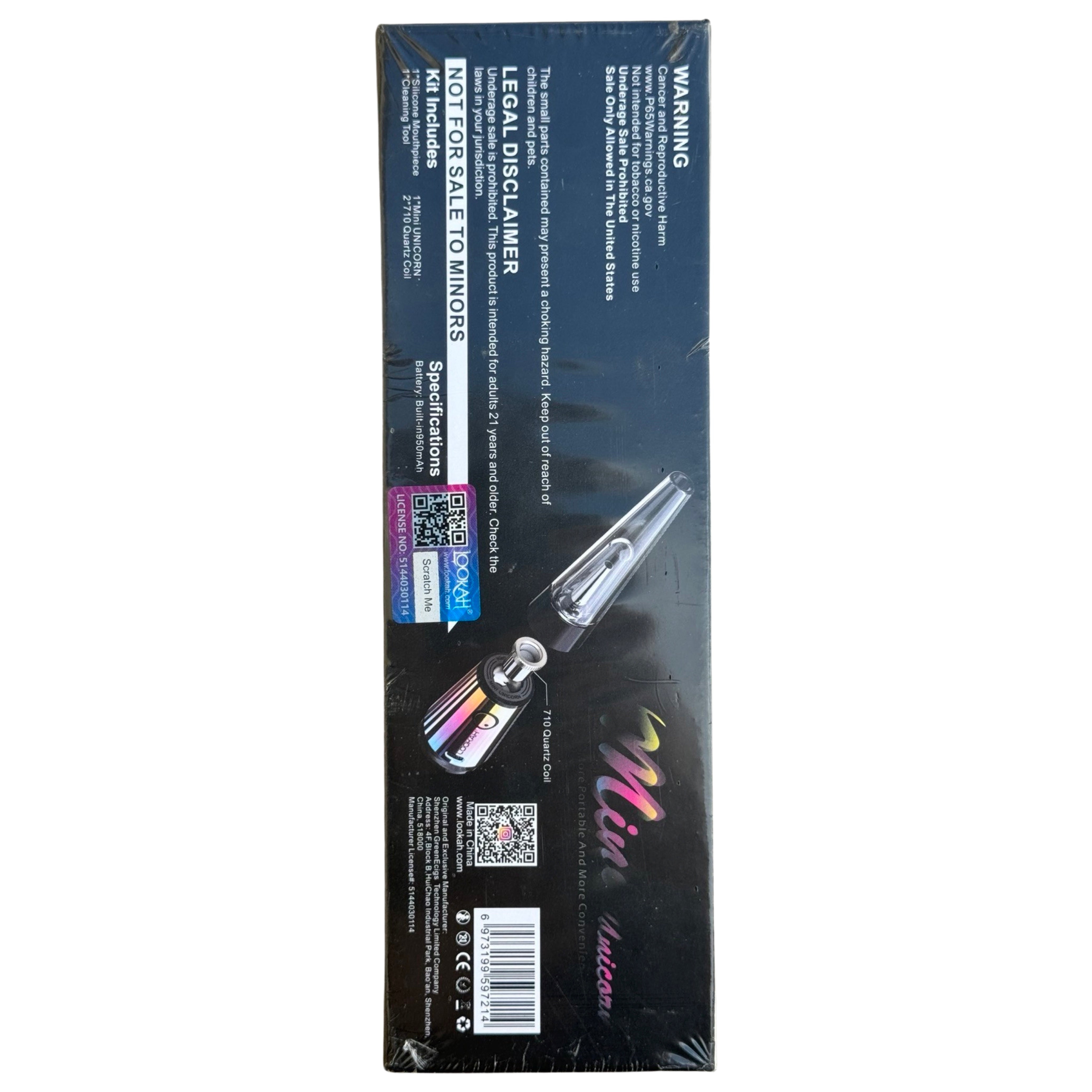 Lookah Unicorn Mini Dab Rig - Rainbow | Dab Rig