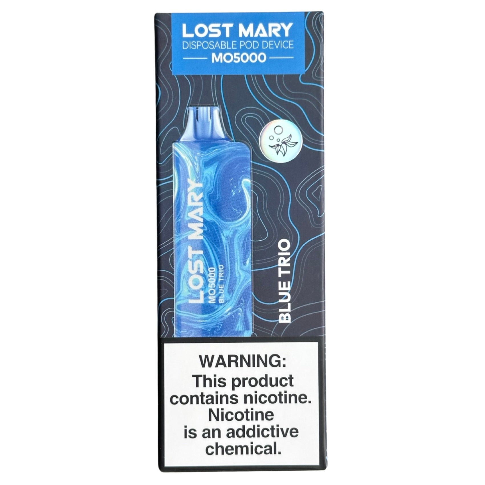 Blue Trio Lost Mary MO5000 - disposable vape