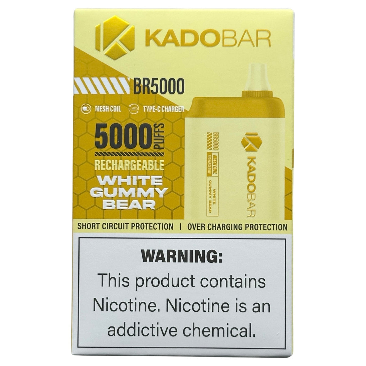White Gummy Bear - Kado Bar BR5000 | Disposable Vape